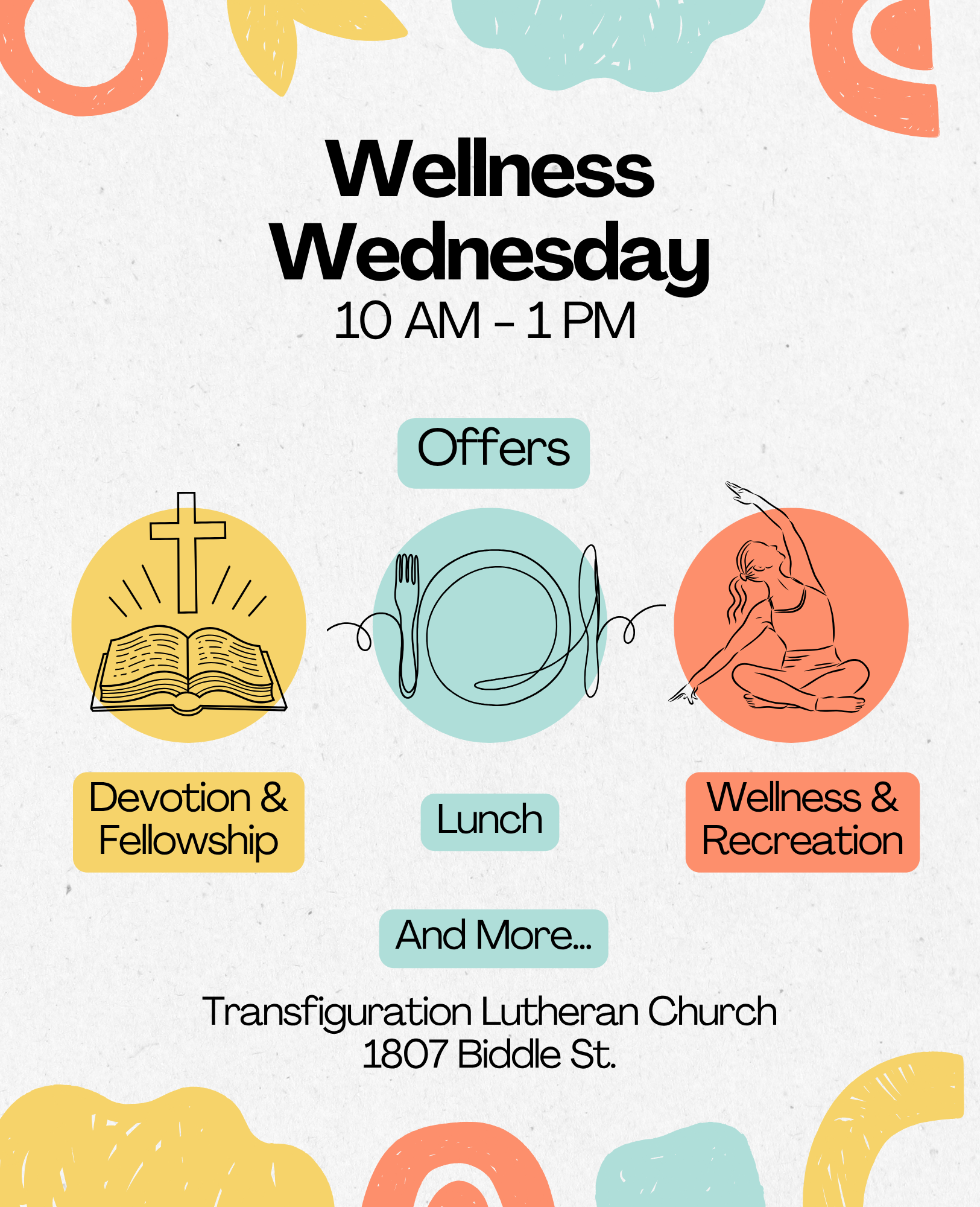 Wellness Wednesdays – Tranfiguration Lutheran Church